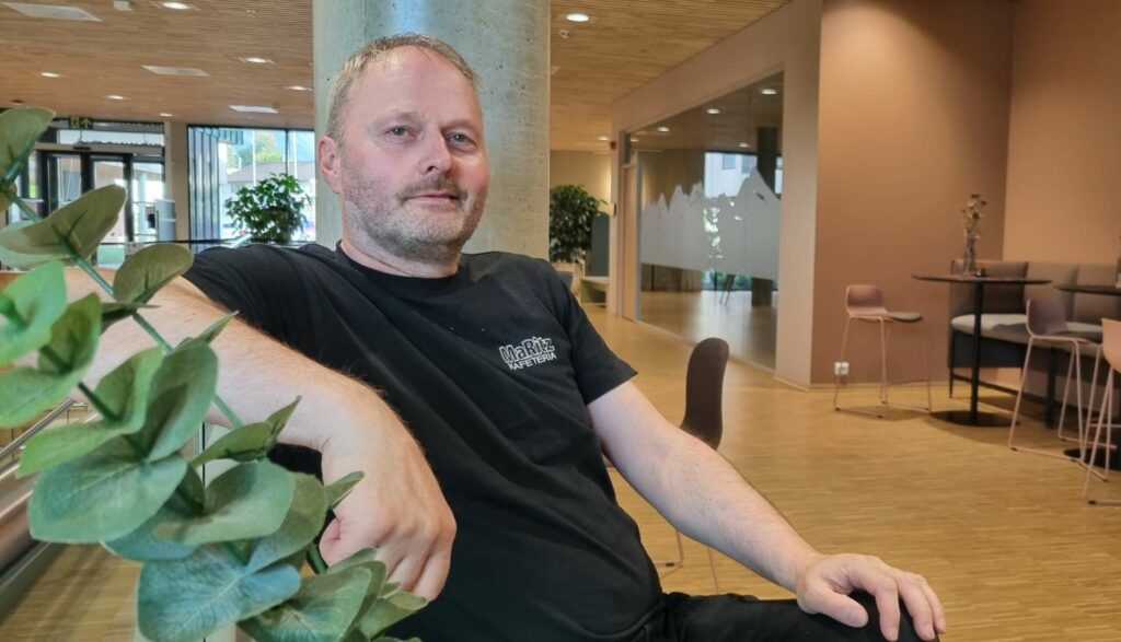 Vestnesavisa grillar Frode på Maritz - Vestnesavisa